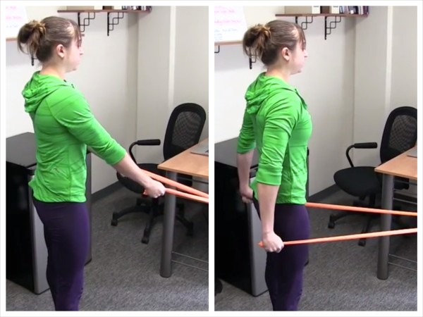 15 Resistance Band Moves To Do At Your Desk | Redefining Strength