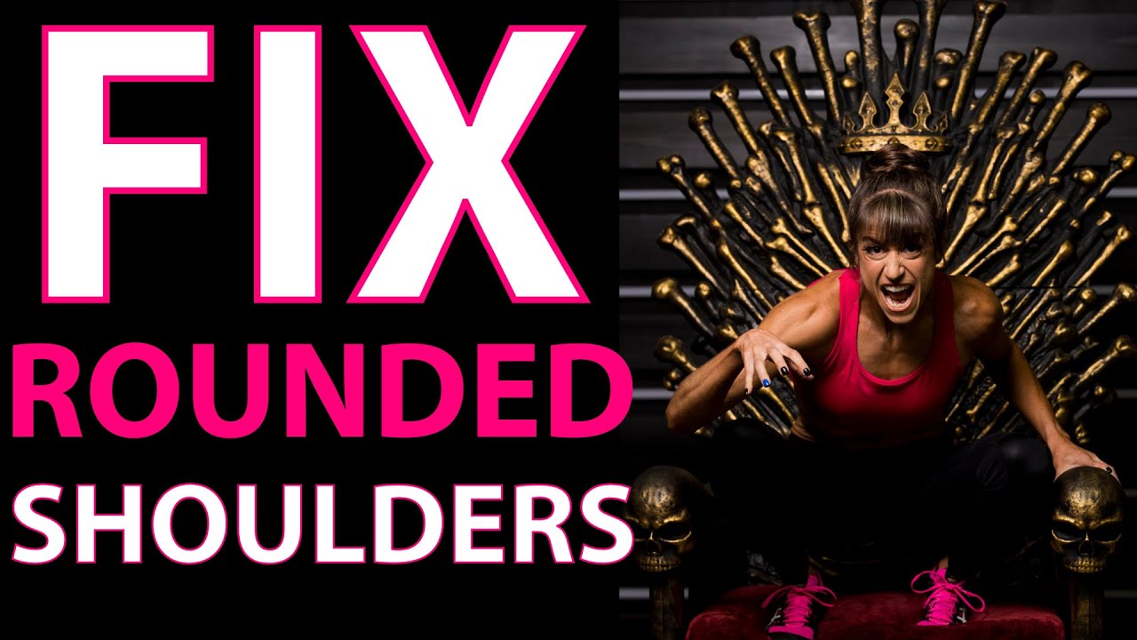 How To Fix Rounded Shoulders (4 EXERCISES) | Redefining Strength